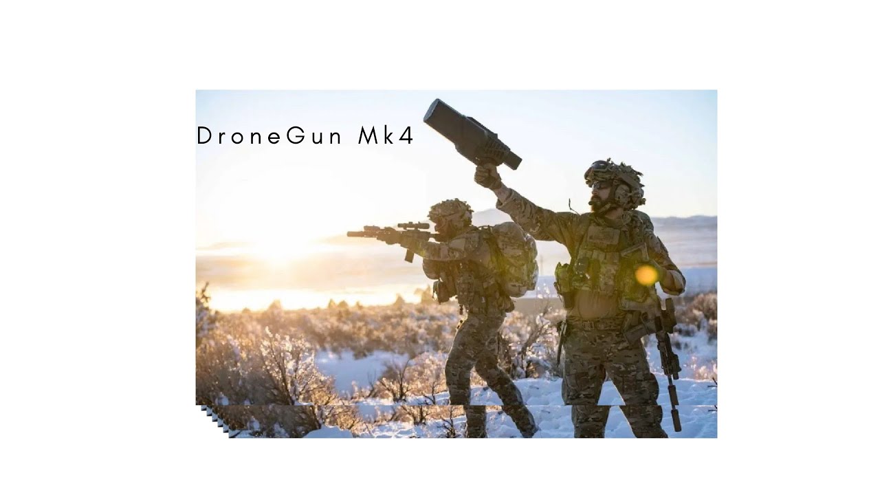 DroneShield has unveiled its latest anti-drone weapon, the DroneGun Mk4 ...