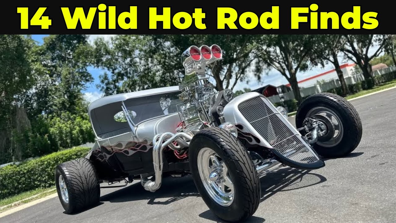 14 Wild Hot Rods and Fast Classics for sale! EYE-CATCHING Rides!! - YouTube