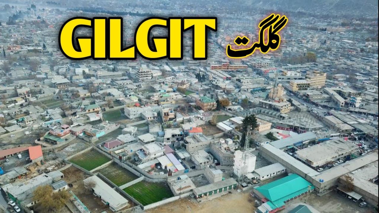 Gilgit City Amazing View.Aerial View - YouTube