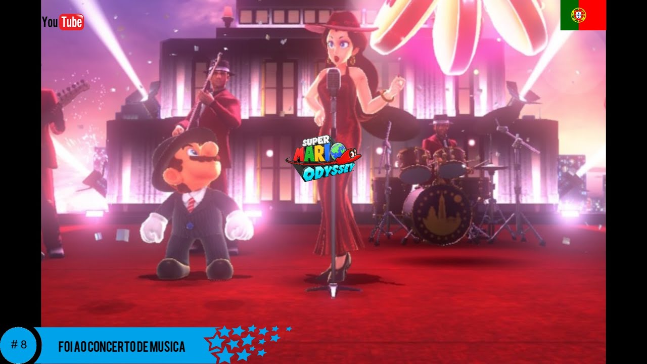 Vamos jogar-Super Mario Odyssey # 8 Foi ao concerto de musica - YouTube