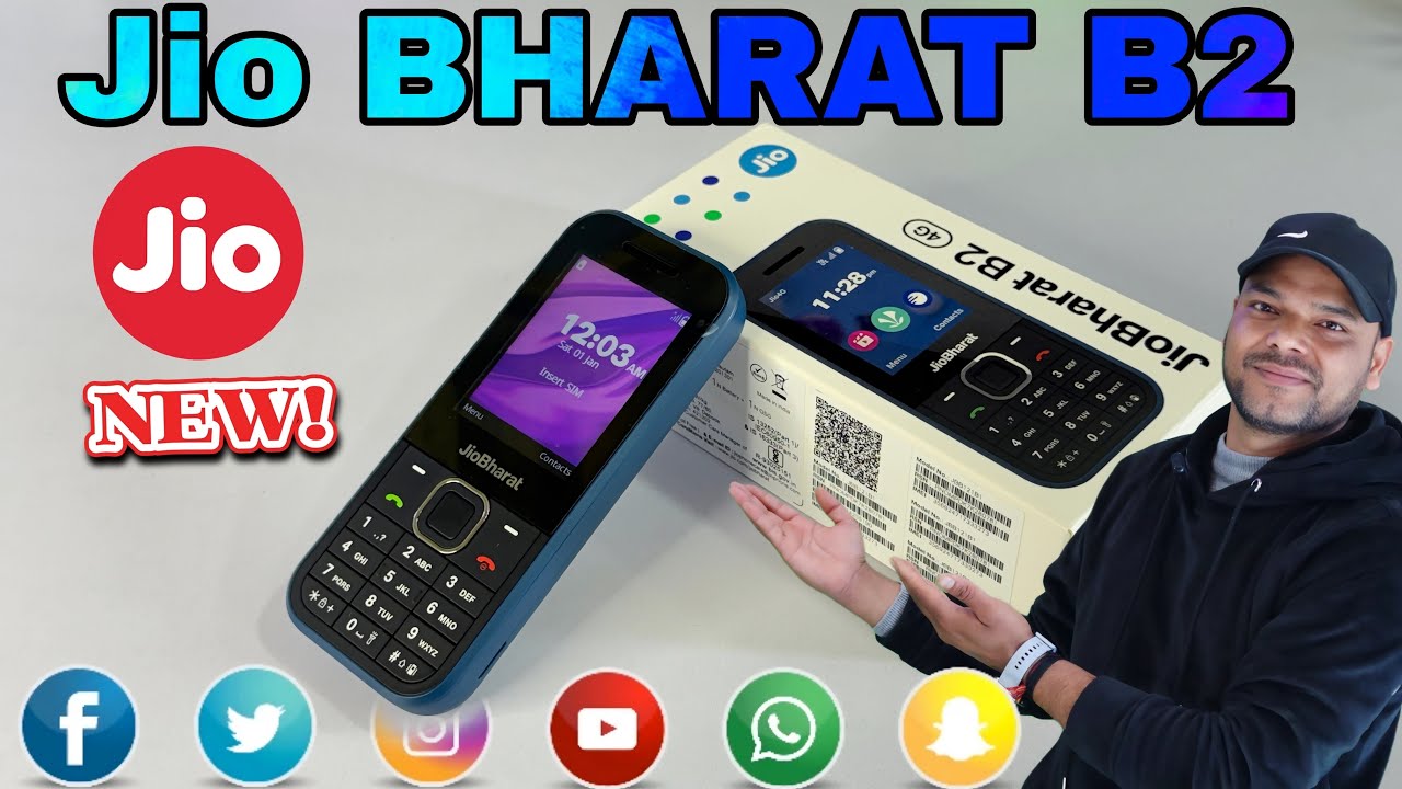 Newest Jio Bharat B2 Unboxing and Features - YouTube