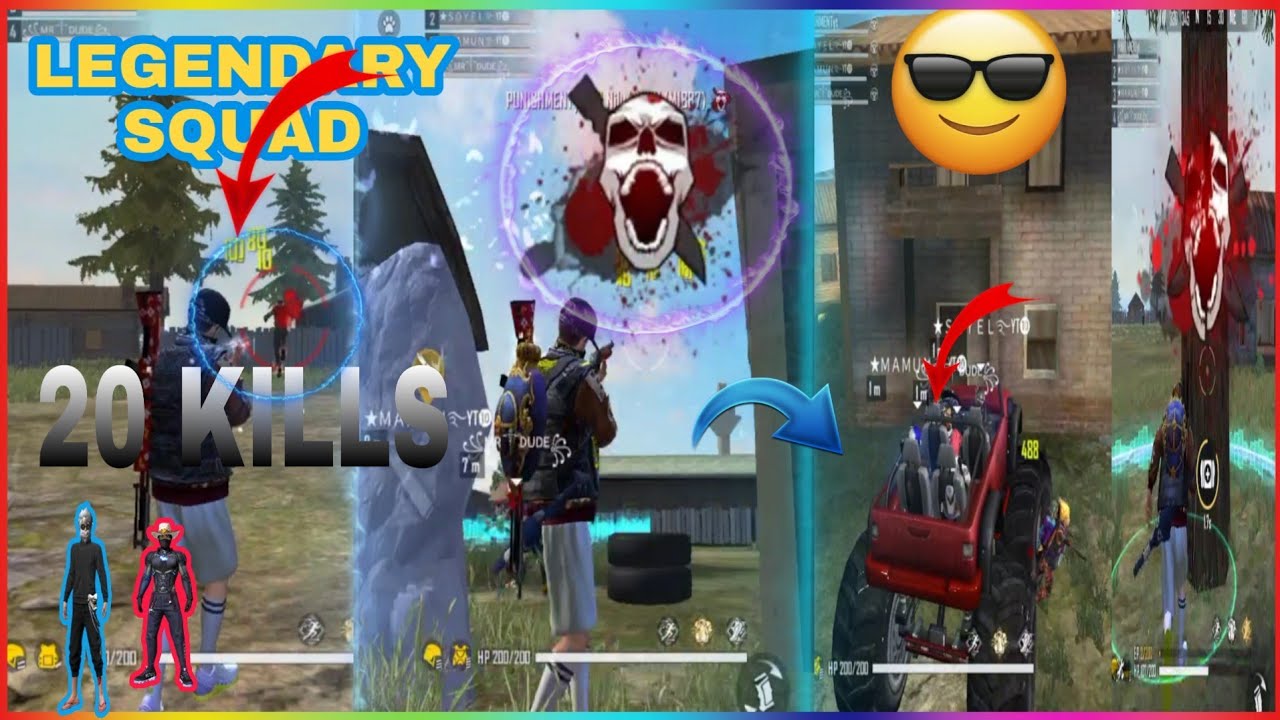 LEGENDARY SQUAD GAME PLAY | 20 kills TOTAL - YouTube