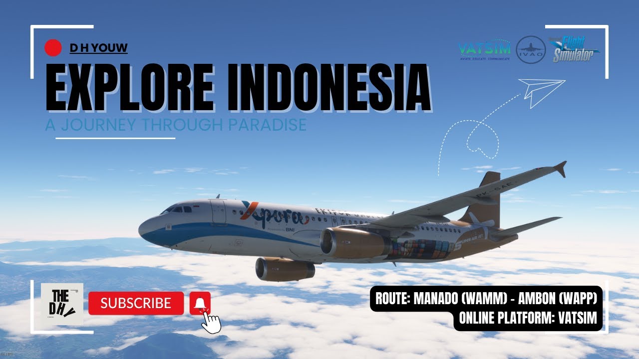 MSFS 2020 LIVE | Explore Indonesia: A Journey Through Paradise #4 ...