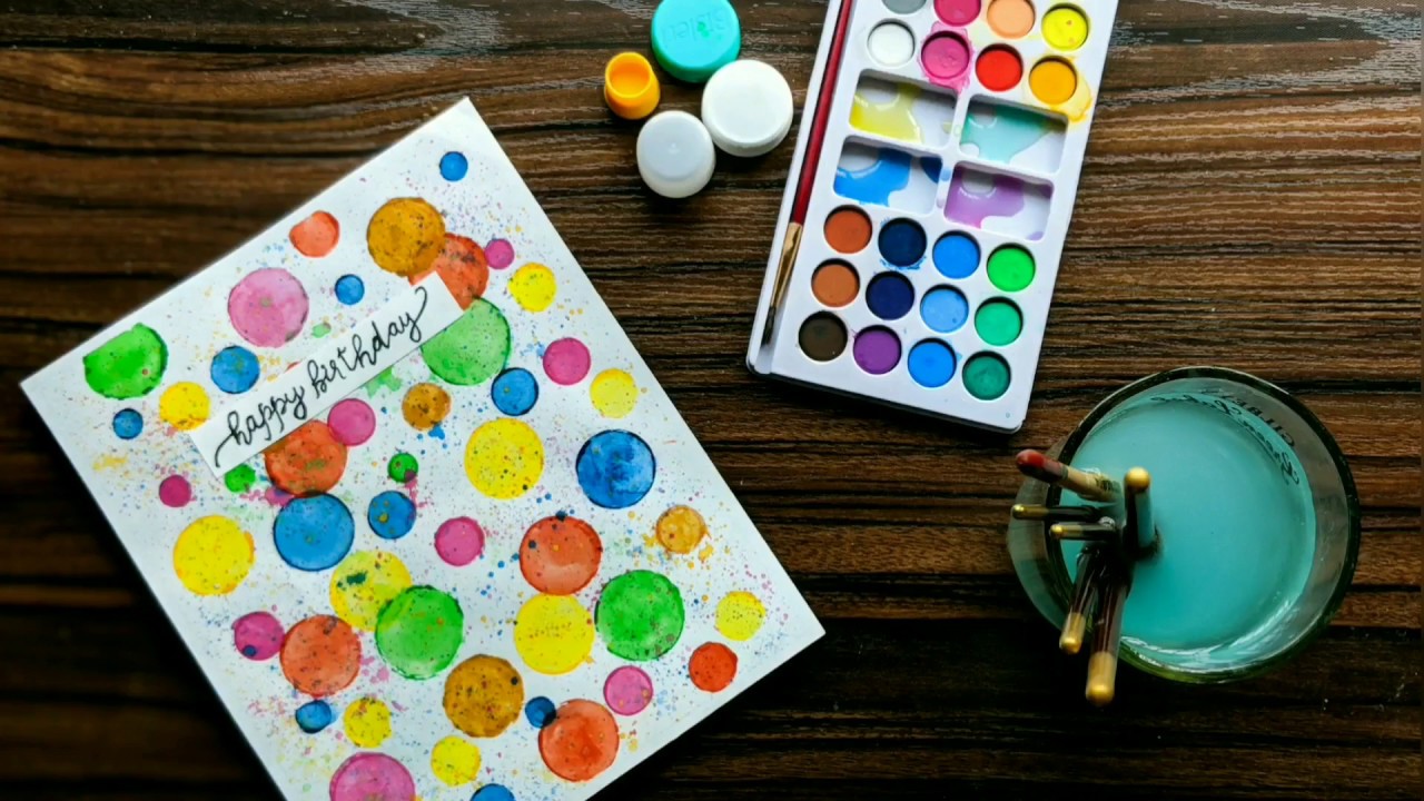 Beautiful Birthday Greeting Card Tutorial Step by Step | DIY Greeting ...