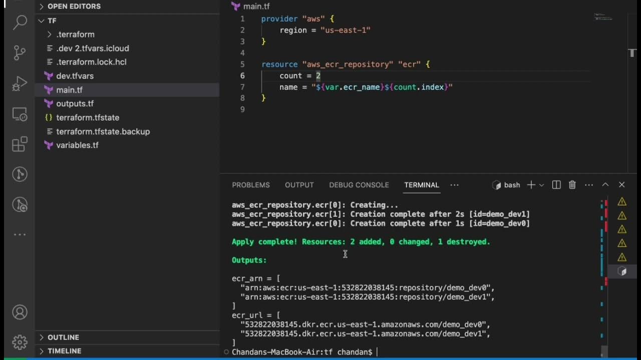Terraform Tutorial Advance Concepts Meta Arguments Count And