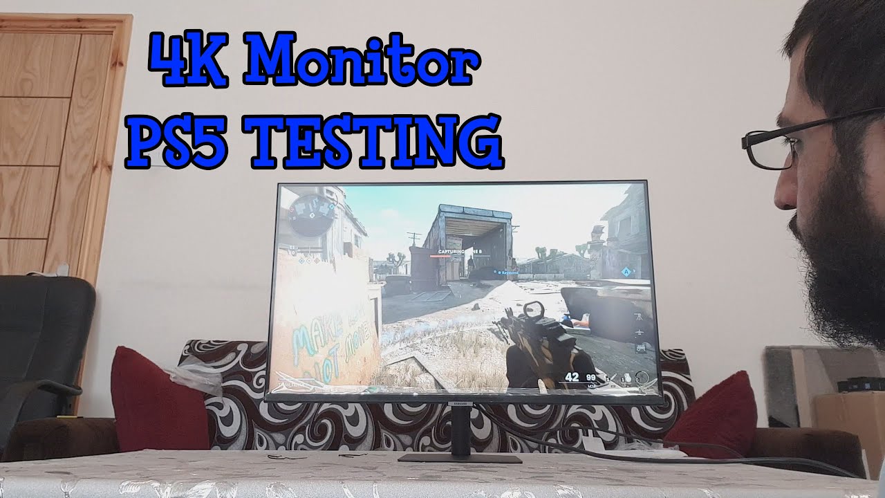 Samsung M70A 4K Smart Monitor PS5 Testing - Overall Review, Impressions ...