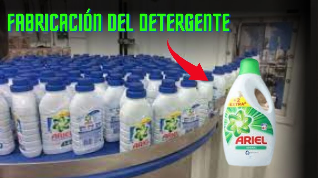 DESCUBRE cómo se FABRICA EL DETERGENTE líquido - YouTube