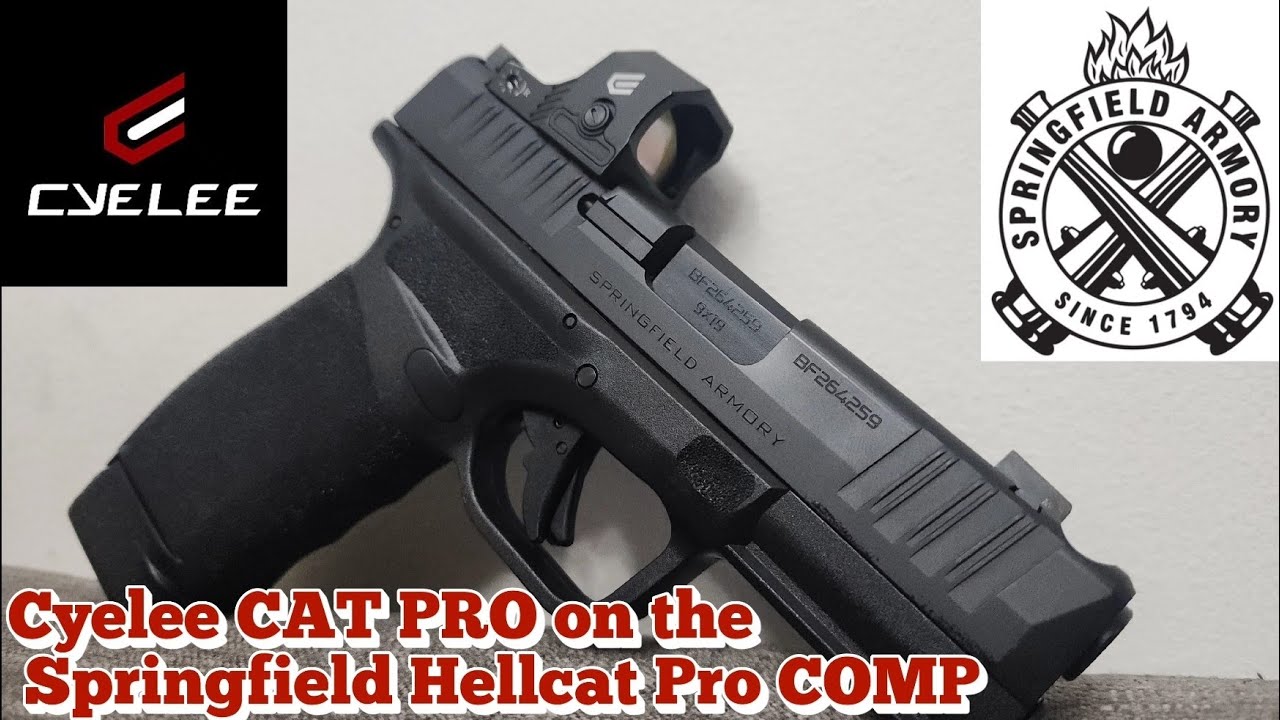 Installing the Cyelee Cat PRO On the Springfield Hellcat Pro COMP ...