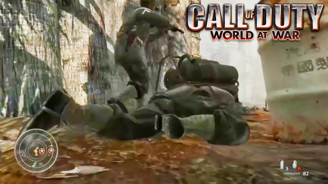 Call of Duty World At War With The Boys (Funny Moments) - YouTube