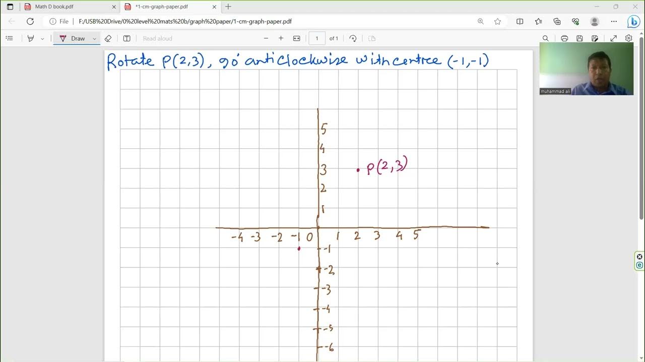 IGCSE | Maths D | Matrix Transformation | Rotation | L1 #mathematics - YouTube