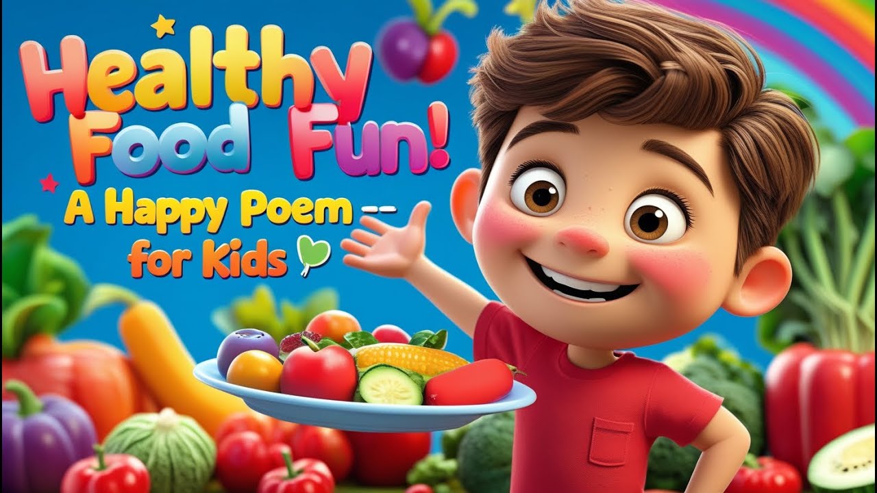 Healthy Food is Fun! – A Colorful and Happy Poem for Kids | Nursey ...