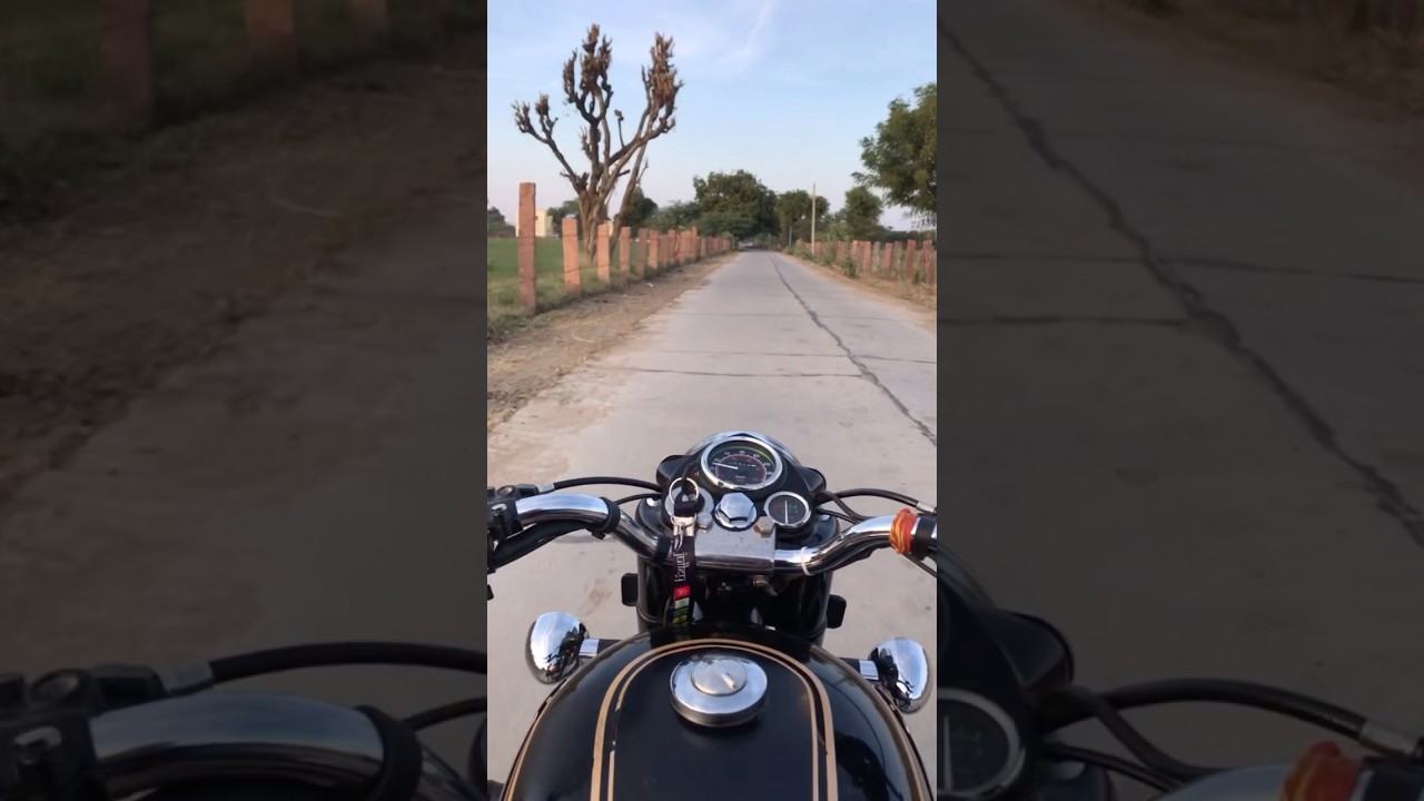 riding 1982’s old ci bullet enjoying beautiful sunset of bali rajasthan ...