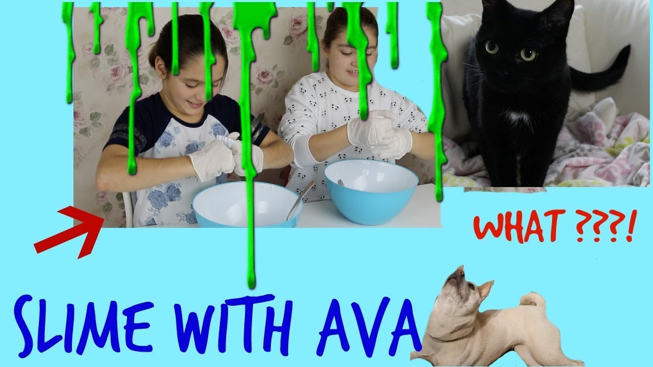 CLEAR SLIME!! How to make it? with my friend Eva - YouTube