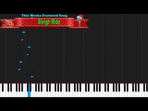 How to play Sleigh Ride by The Ronettes on Piano Sheet Music - YouTube