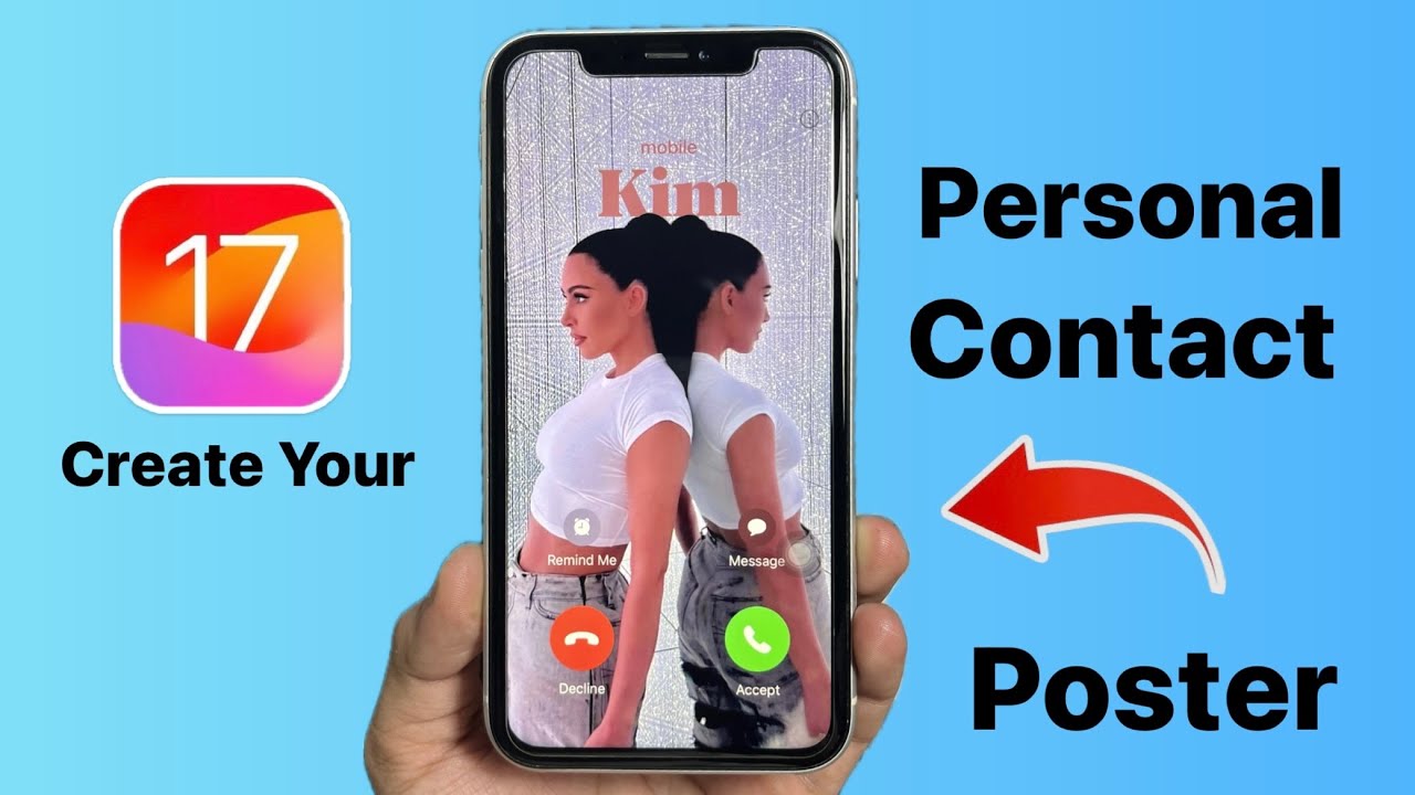 How to create Personal Contact Posters on iOS 17 - Make Contact Posters ...
