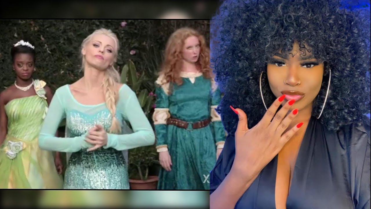 FIRST TIME REACTING TO | SNOW WHITE vs ELSA: Princess Rap Battle ...