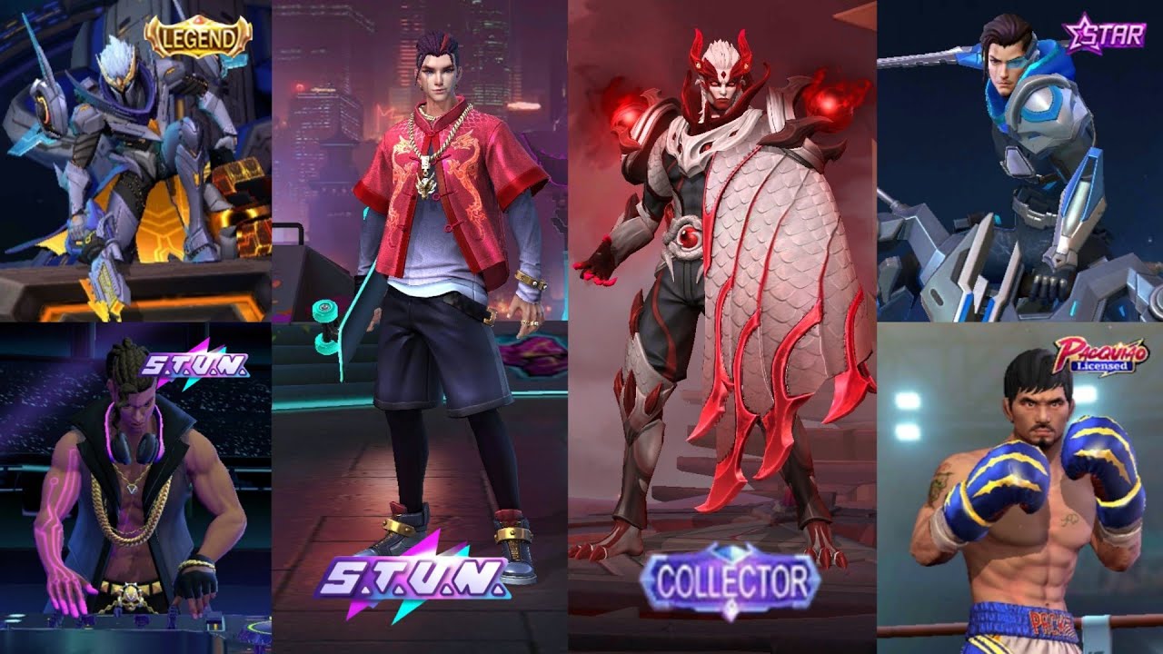 GAMEPLAY 7 NEW SKIN MOBILE LEGENDS - SKIN STUN SQUAD - MAY STARLIGHT ...