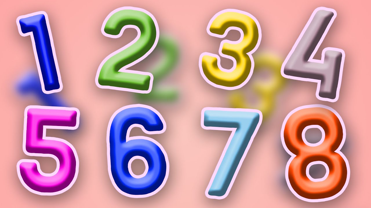Easy English NUMBERS 1-10 For Toddlers - YouTube