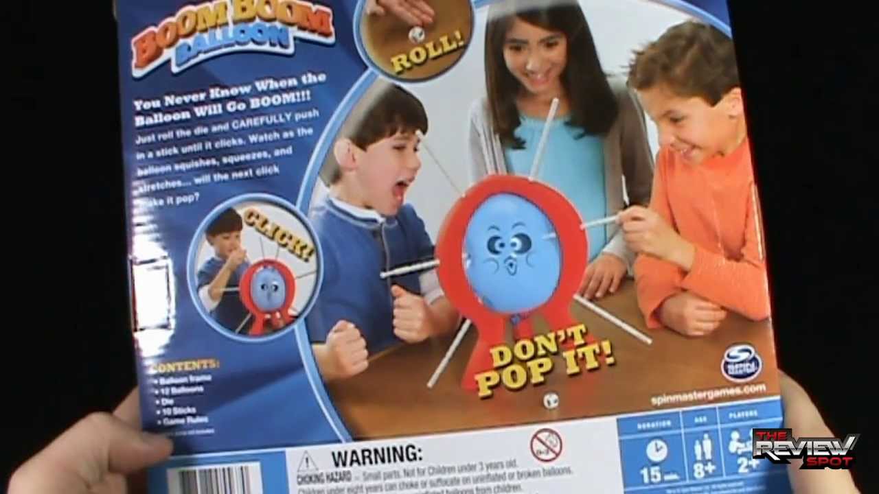 Toy Spot - Spin Master Games Boom Boom Balloon - YouTube