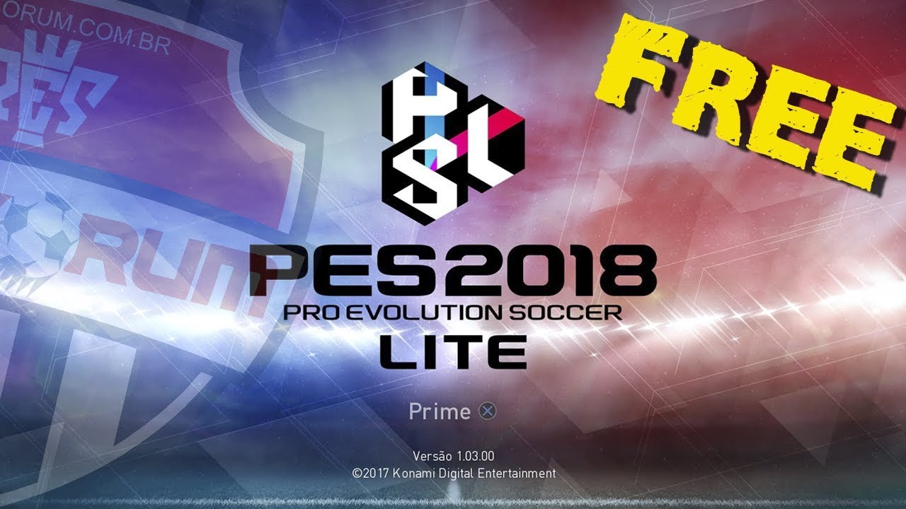 PES 2018 Lite - PES League e myClub FREE (c/ Patch de correção e DLC 2. ...