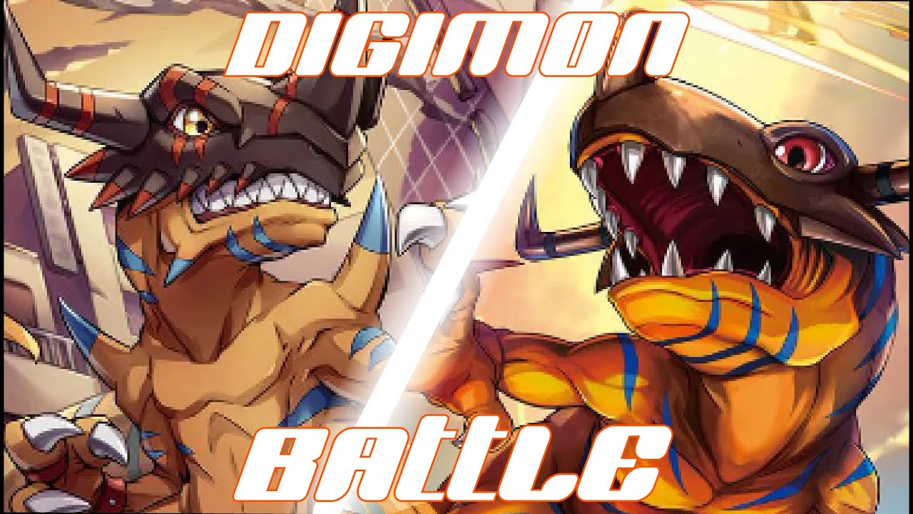 GREYMON VS GEOGREYMON | DIGIMON BATTLE - YouTube