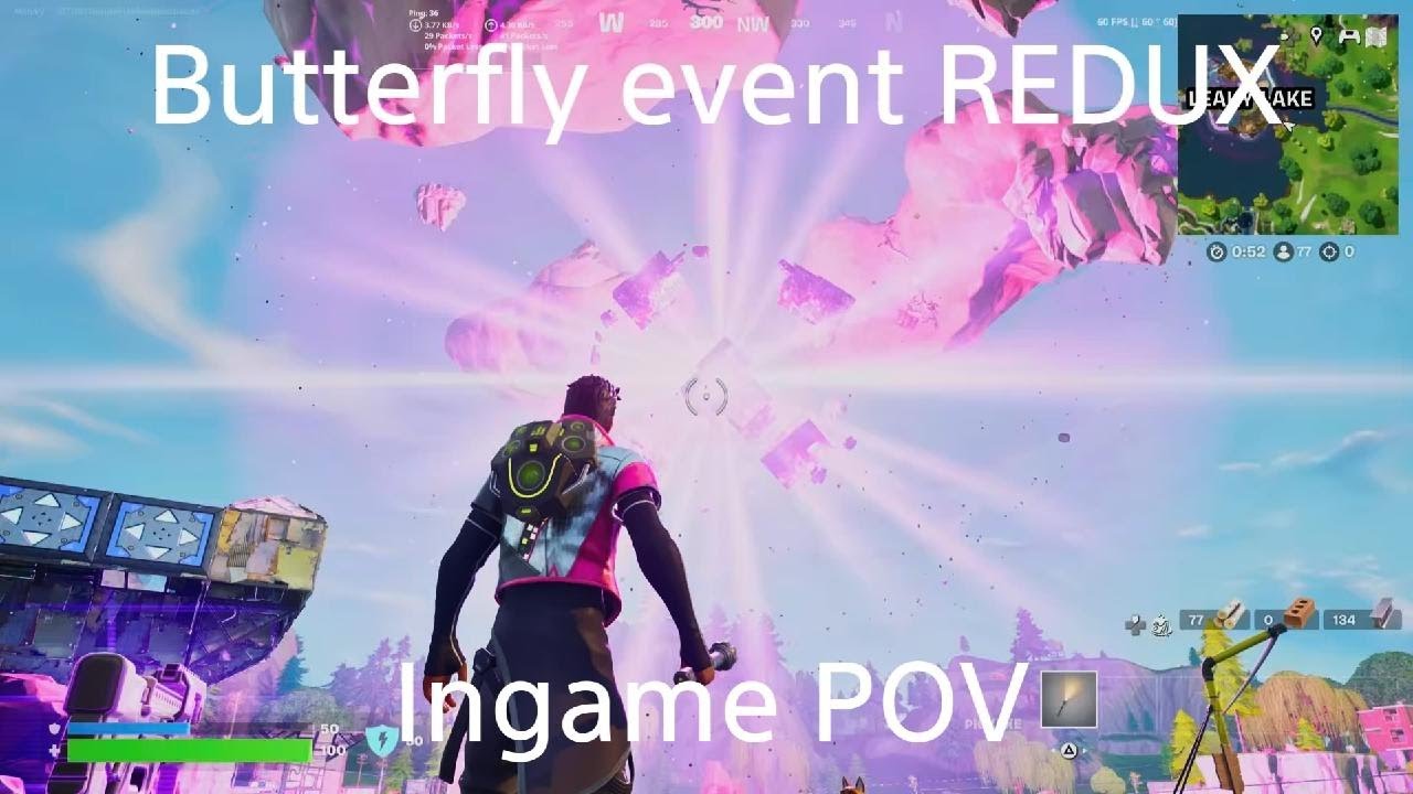 Fortnite Butterfly event REDUX (Ingame POV) - YouTube