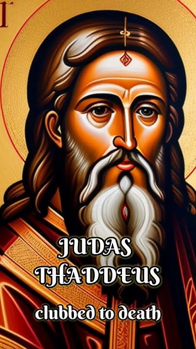 Holy Week How Saint Jude Thaddeus One Of The Apostle Of Jesus Christ ...