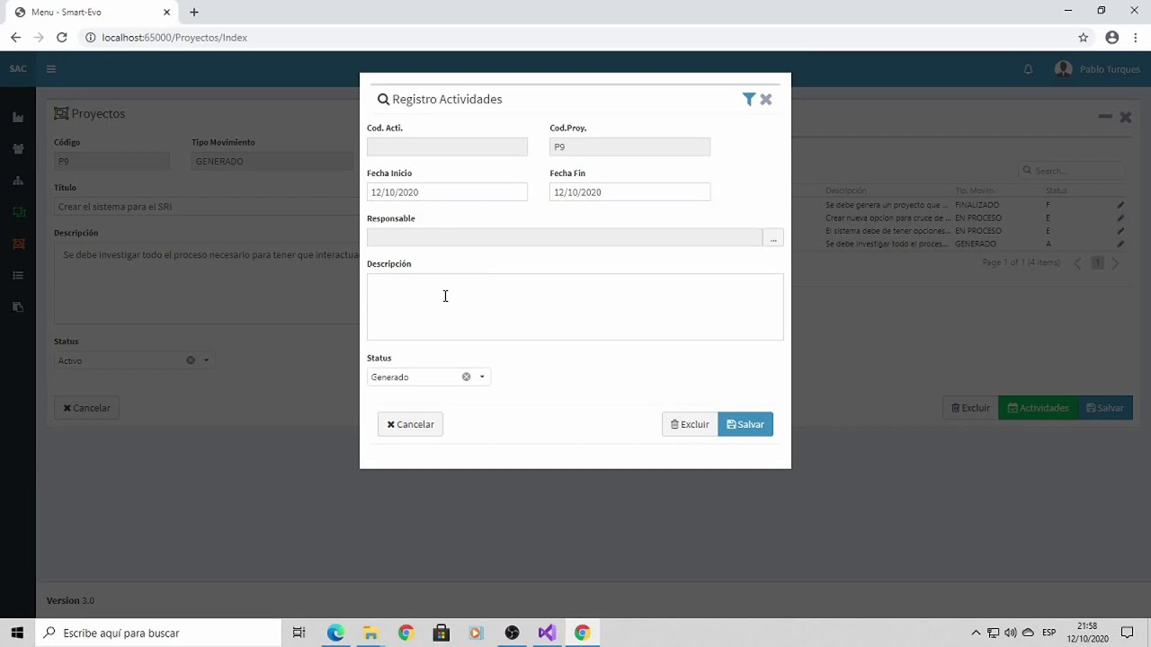 Smart-Evo Demostración de Software de Actividades Kanban (SAC) - YouTube