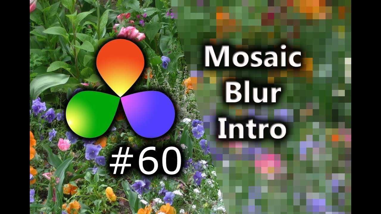 How To Create A Mosaic Blur Intro In DaVinci Resolve - YouTube