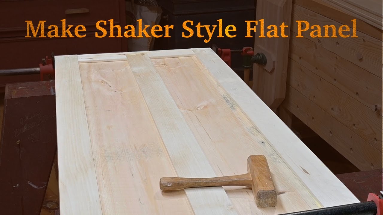 Make a Shaker Style Frame and Panel Door Part 2 - YouTube