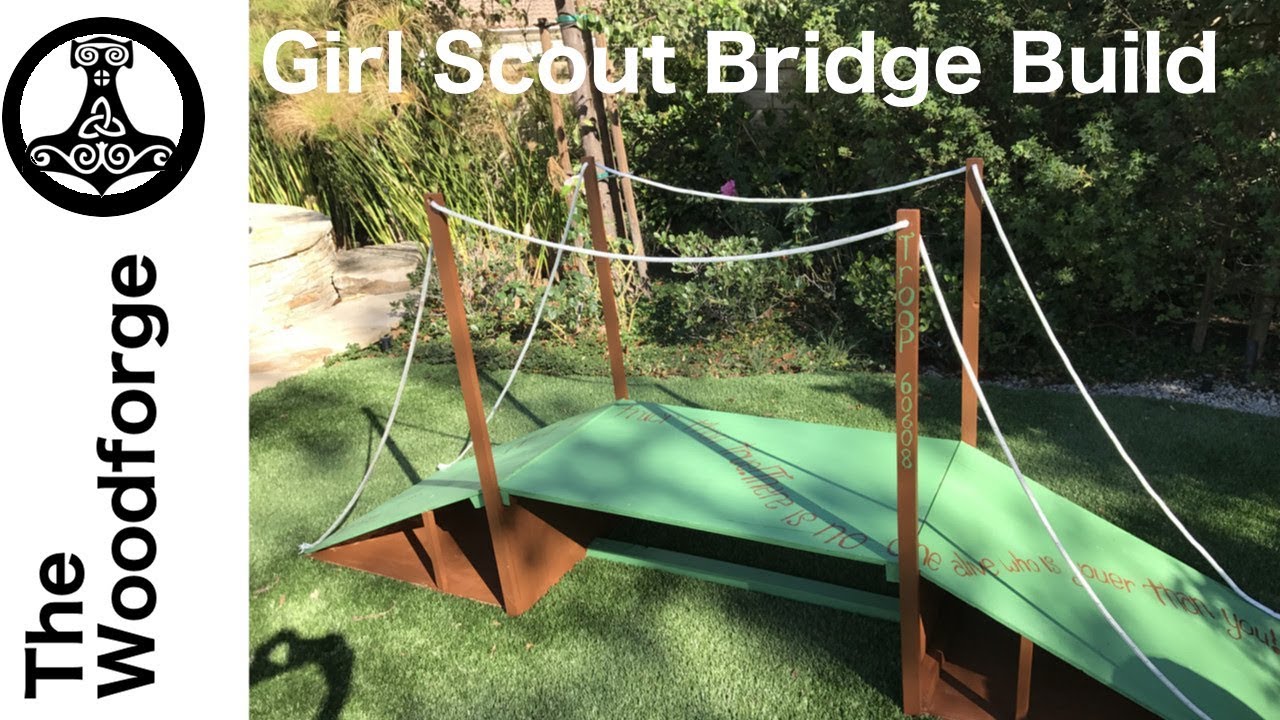 DIY Girl Scout Bridge! - YouTube
