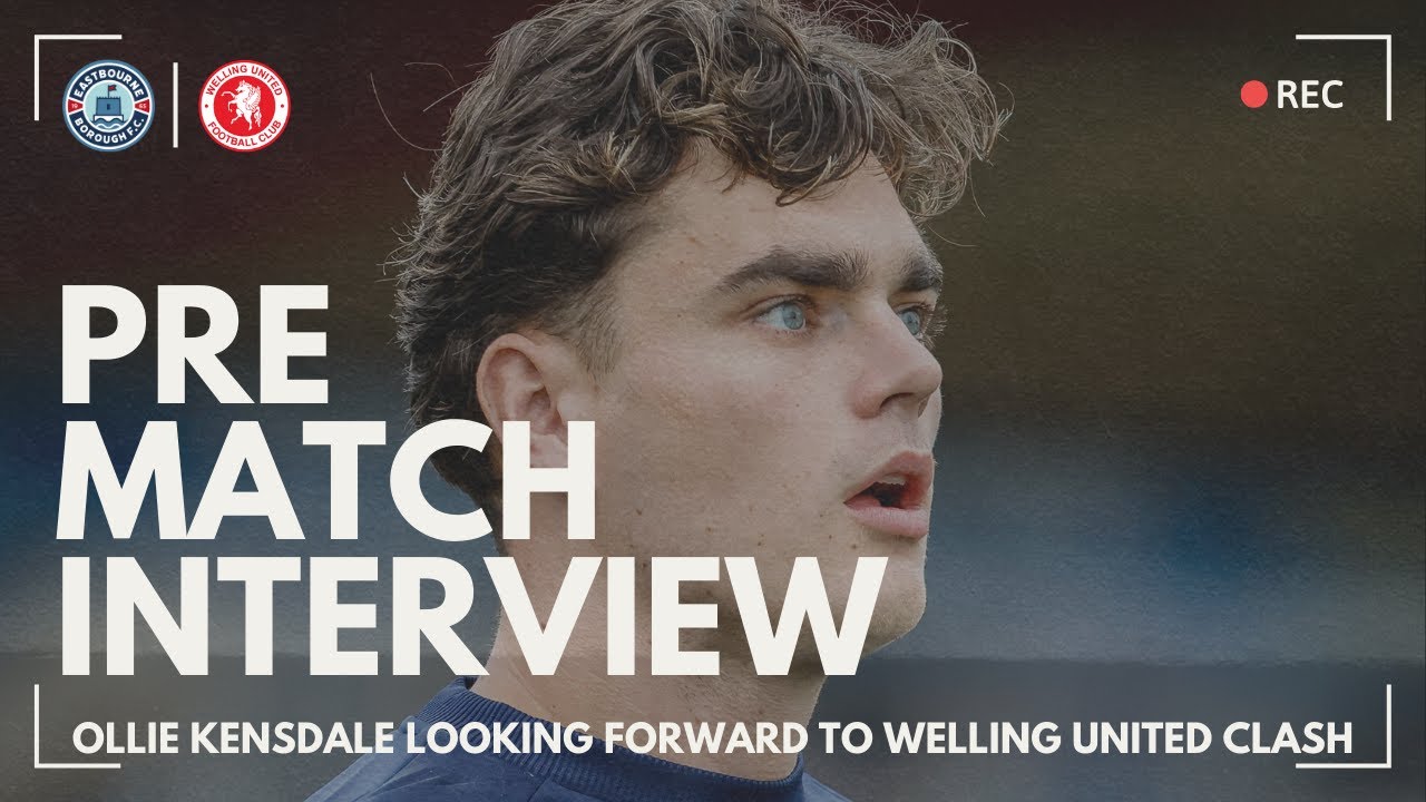 Pre Match Interview: Ollie Kensdale's first interview for The Sports - YouTube
