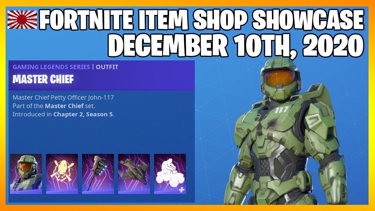 Fortnite Item Shop *NEW* MASTER CHIEF IS IN FORTNITE! [December 10th ...