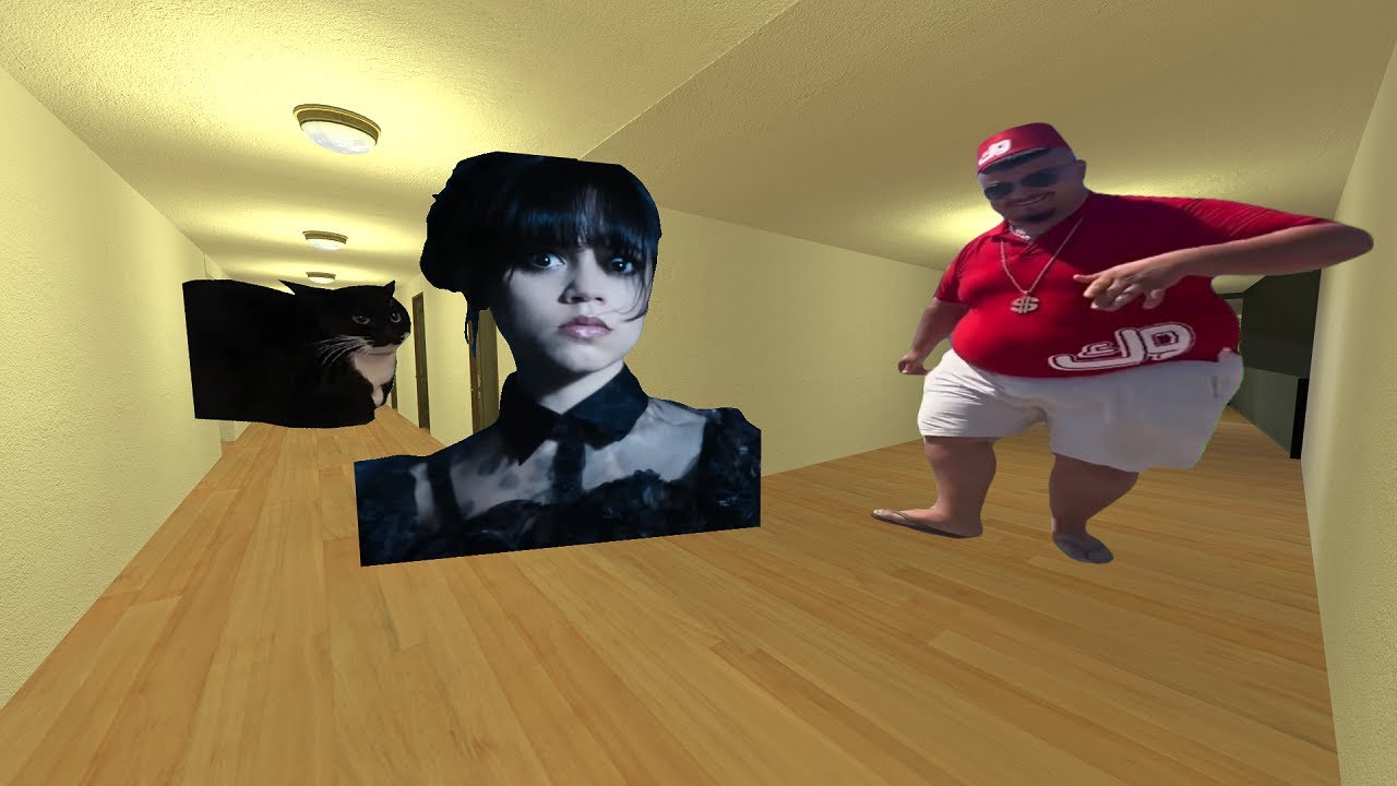 Nextbot WEDNESDAY is After Me in GMod - Can I Escape the Madness? - YouTube