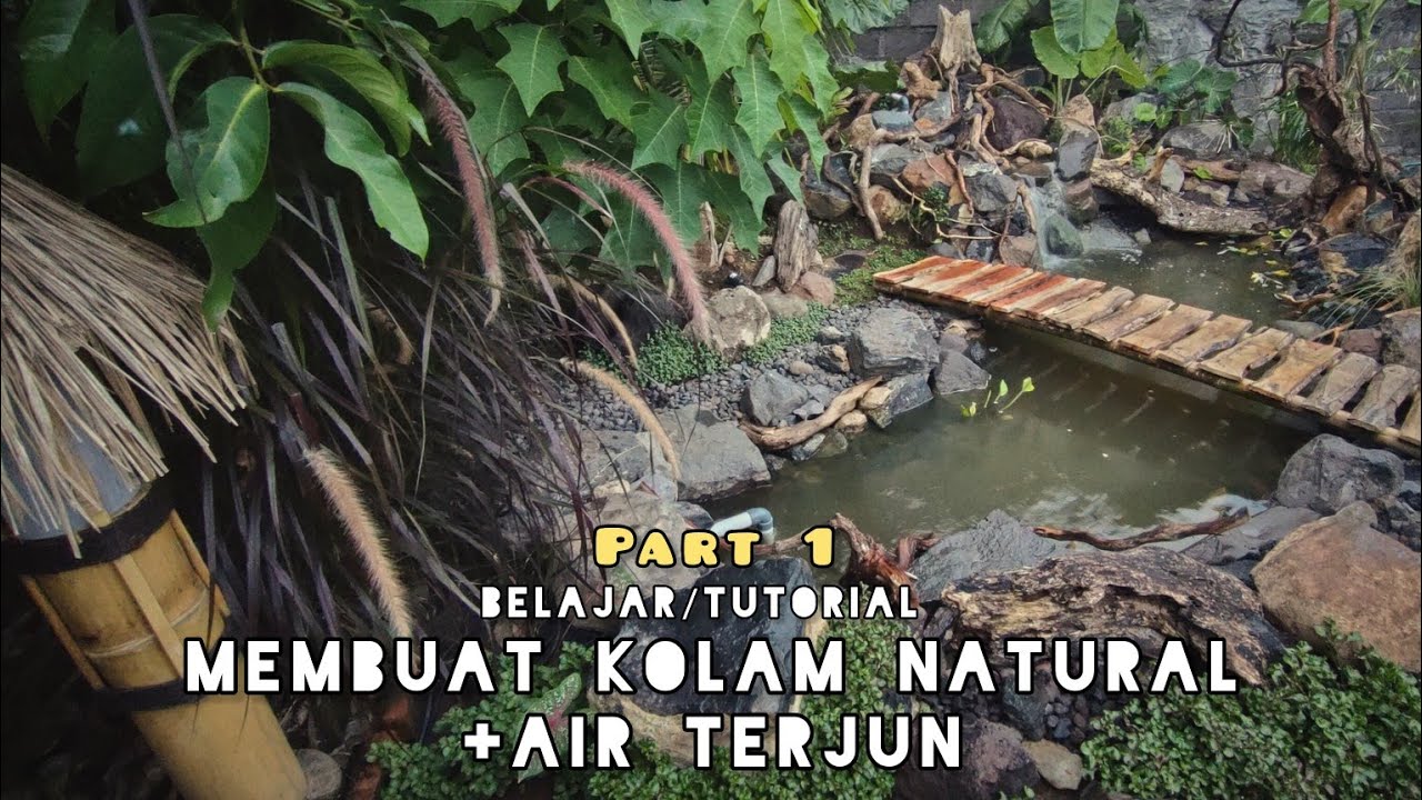 (Belajar+Tutorial) Membuat Kolam Natural & Air Terjun (Part 1) - YouTube