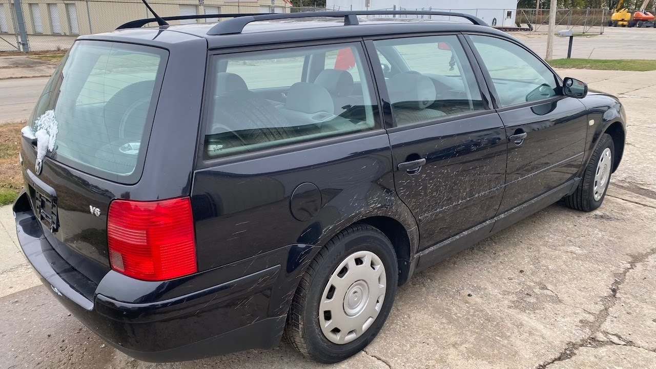 2000 VW Passat B5 Wagon V6 ATQ Parts Car Tour - YouTube