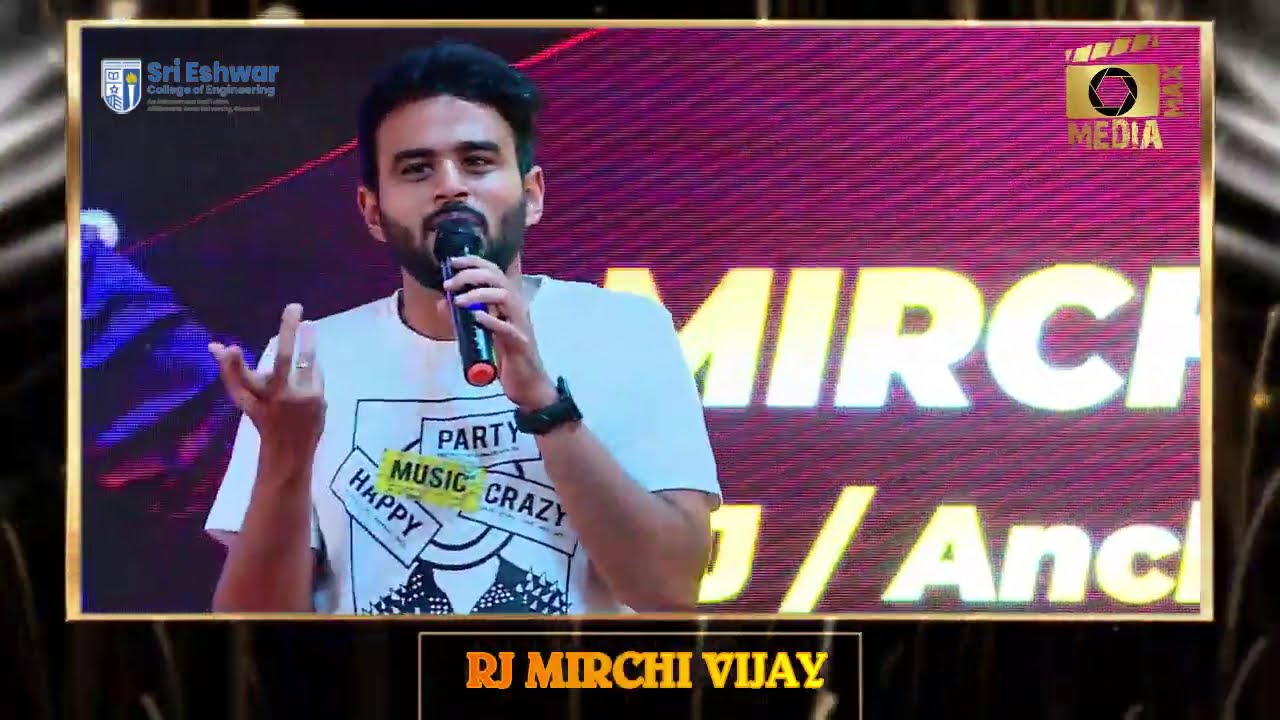 RJ MIRCHI VIJAY ABOUT MEDIA.COM |MEDIAMAX| MEDIA EVENT | ANCHOR VIJAY ...