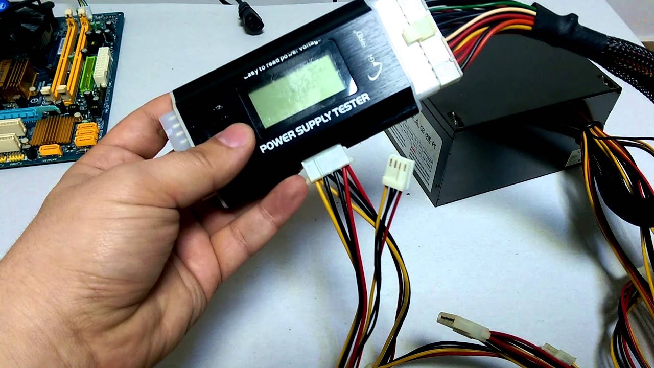 Testare sursa calculator - YouTube