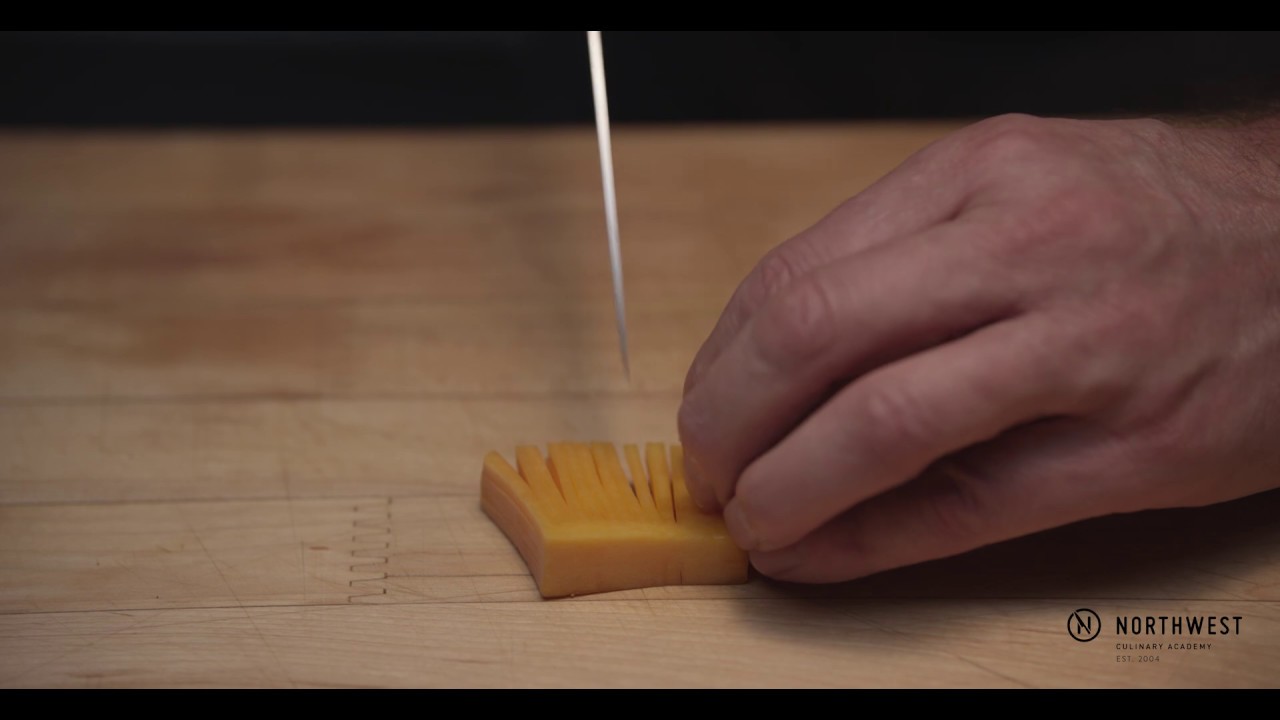 Brunoise and Julienne - NWCAV Technique Series - YouTube