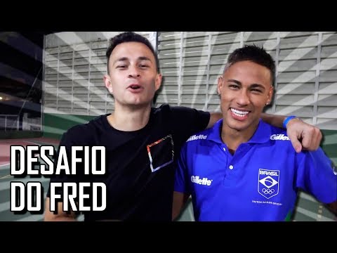 DESAFIO DO TRAVESSÃO COM NEYMAR