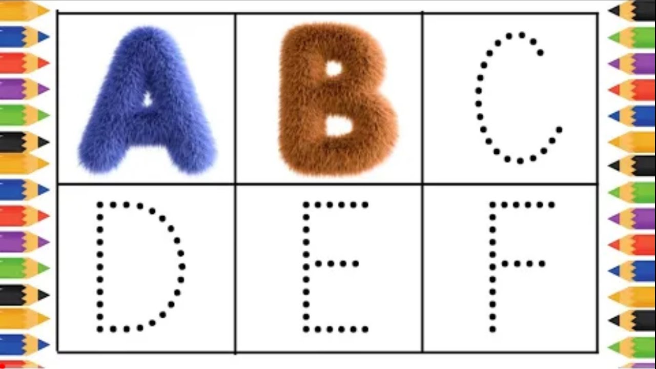 영어놀이 Learn Alphabet 알파벳 대문자 그리기 색칠하기 Abc Song 어린이 동요들으며 알파벳 읽기 색깔놀이