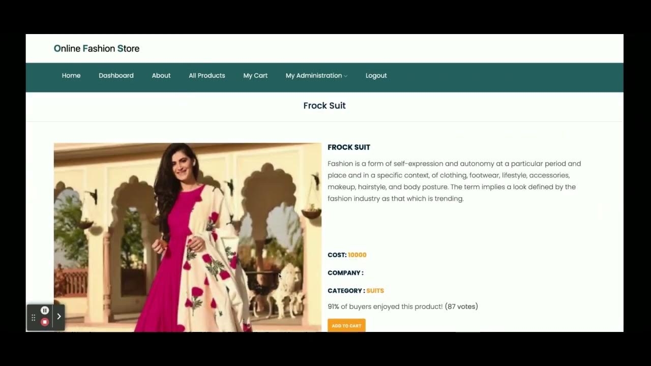 Online Fashion Store Mini Project | Spring Boot Angular Project | Spring Boot CRUD Project - YouTube