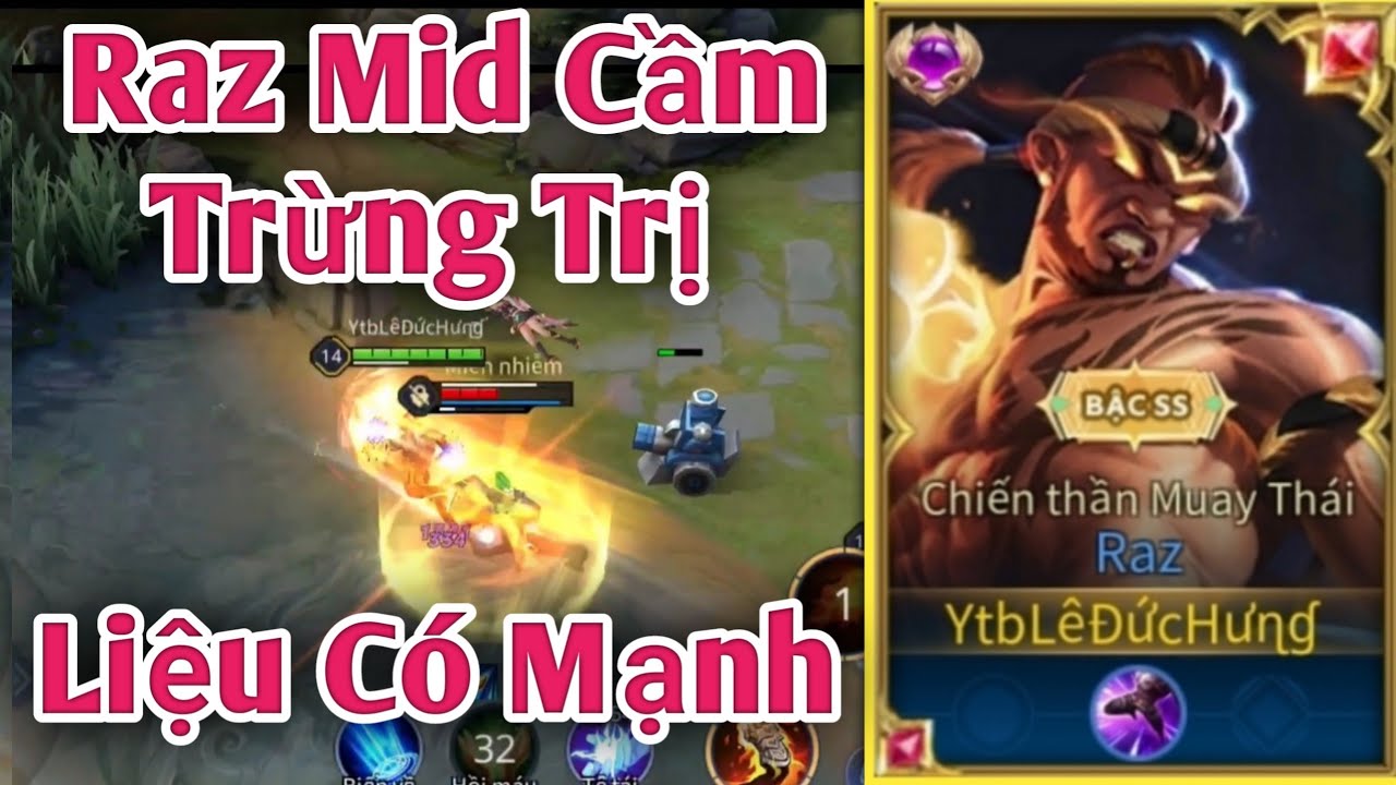 [Top.1 Raz] Raz Mid Cầm Phép Bổ Trợ Trừng Trị - YouTube