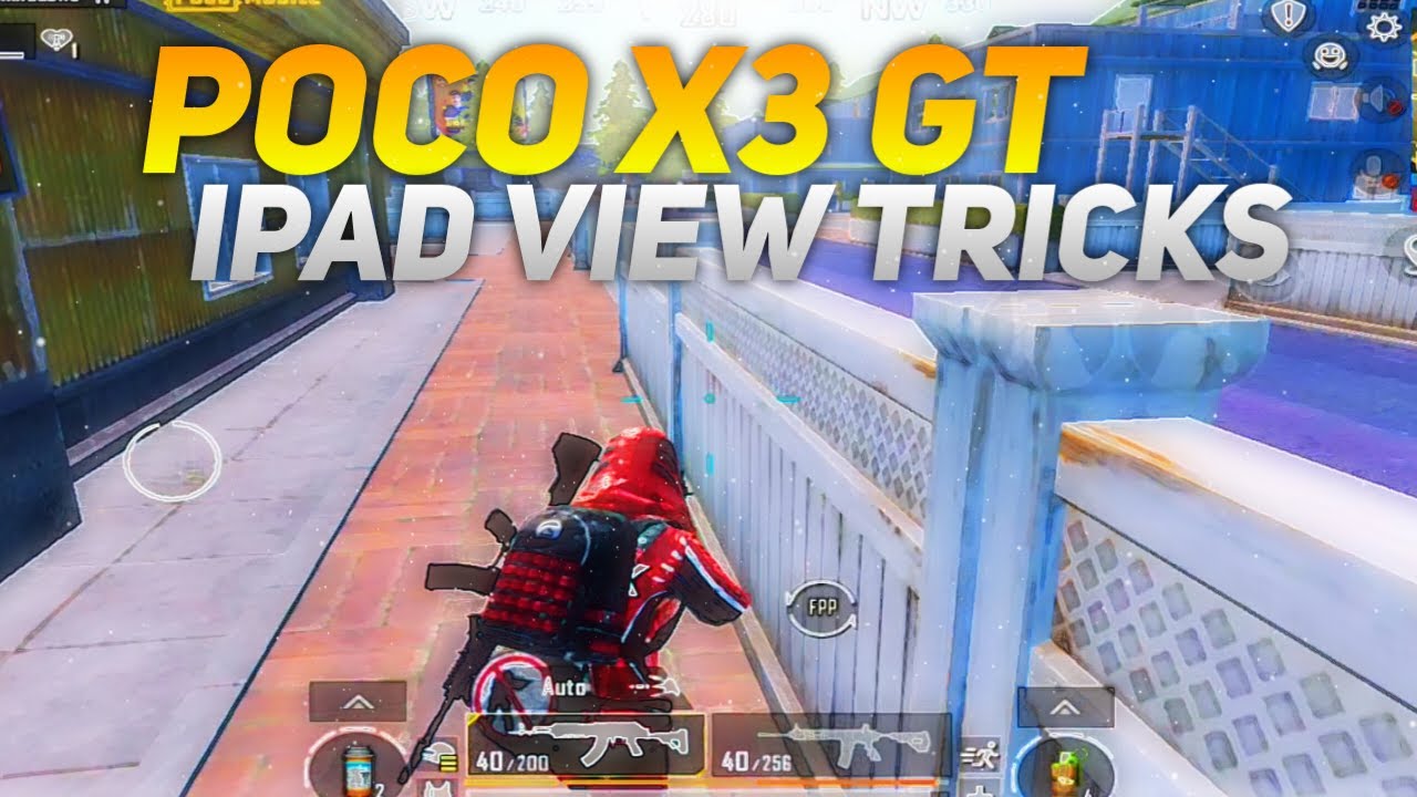 POCO X3 GT VIEW IPAD TRICKS | POCO X3 GT PUBG Mobile Gameplay - YouTube
