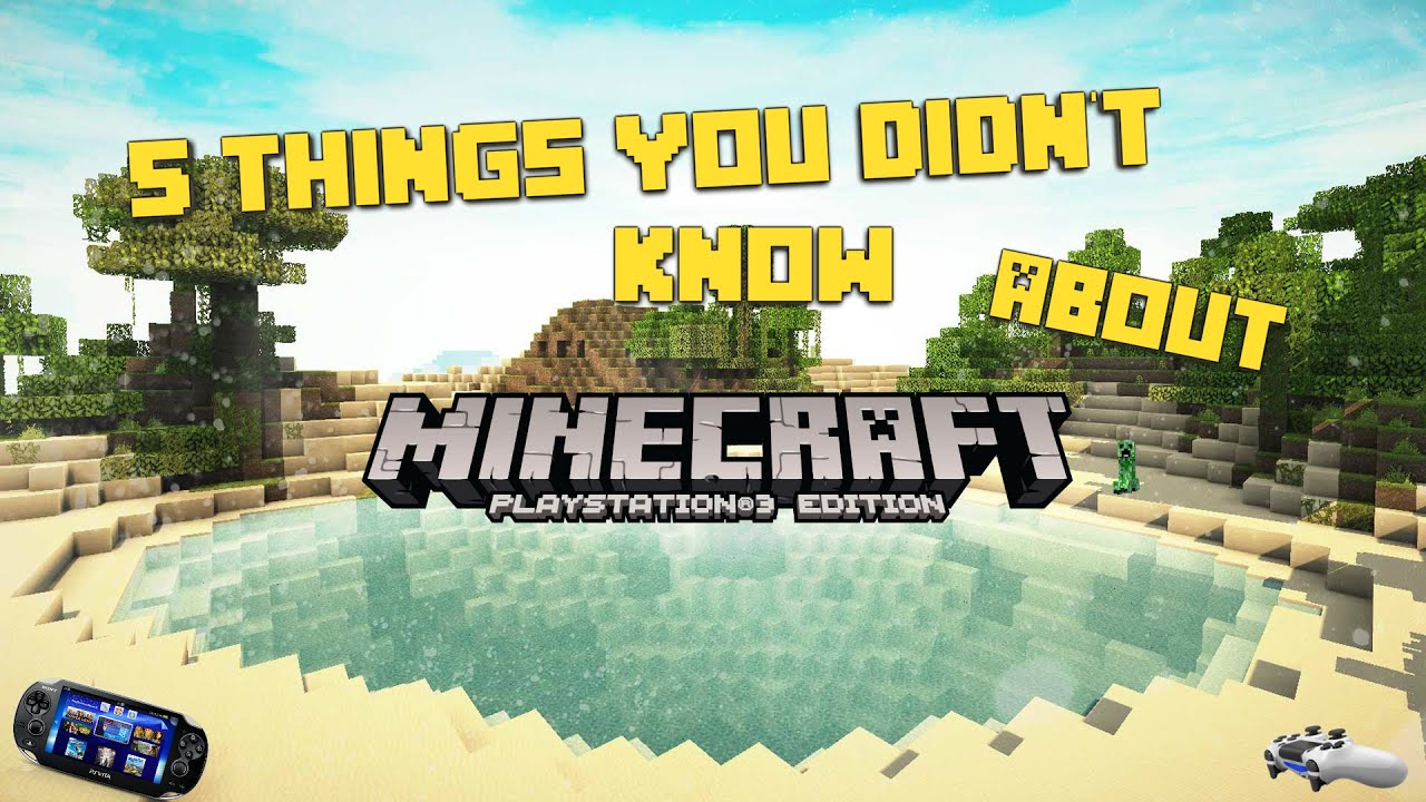5 Things you Didn't Know About Minecraft Ps3 - YouTube