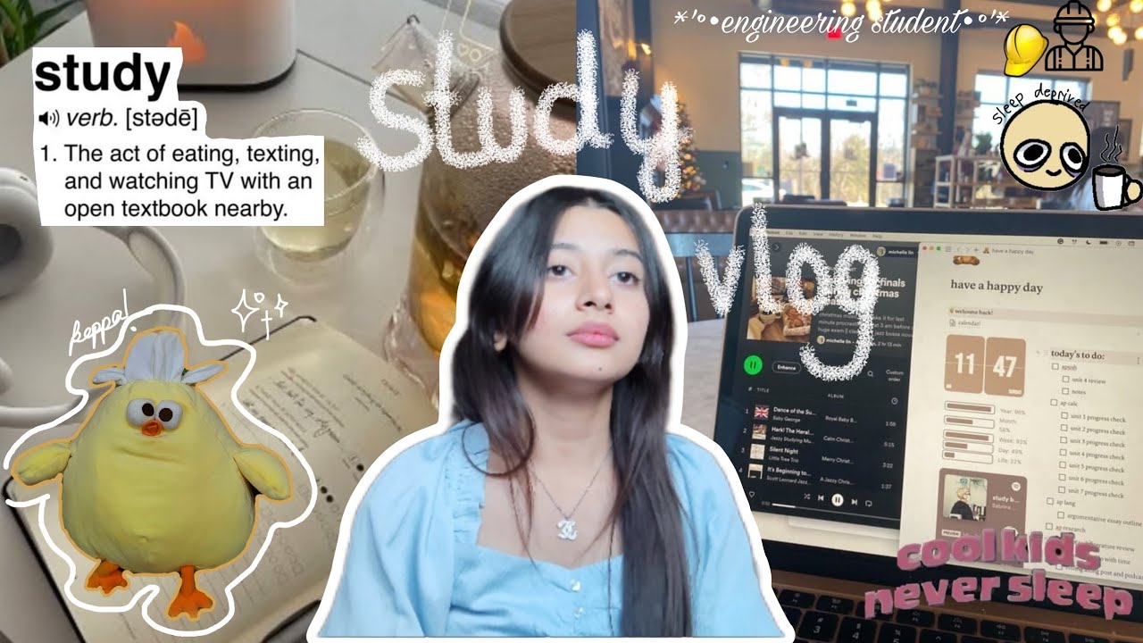 study vlog 📓 productive week, midterm exams, cramming, long to do lists ...