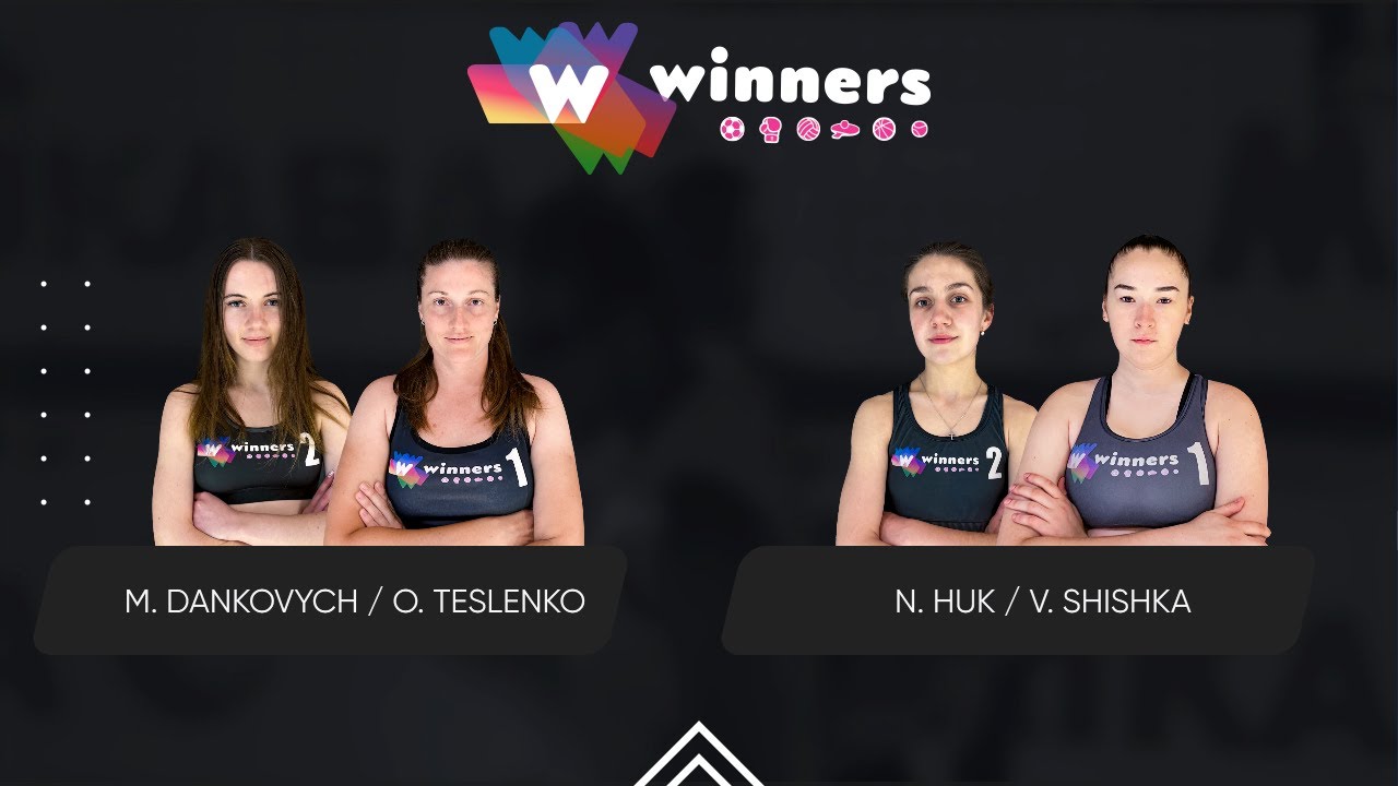 Winners Beach Volleyball. Women. M. Dankovych / O. Teslenko - N. Huk ...
