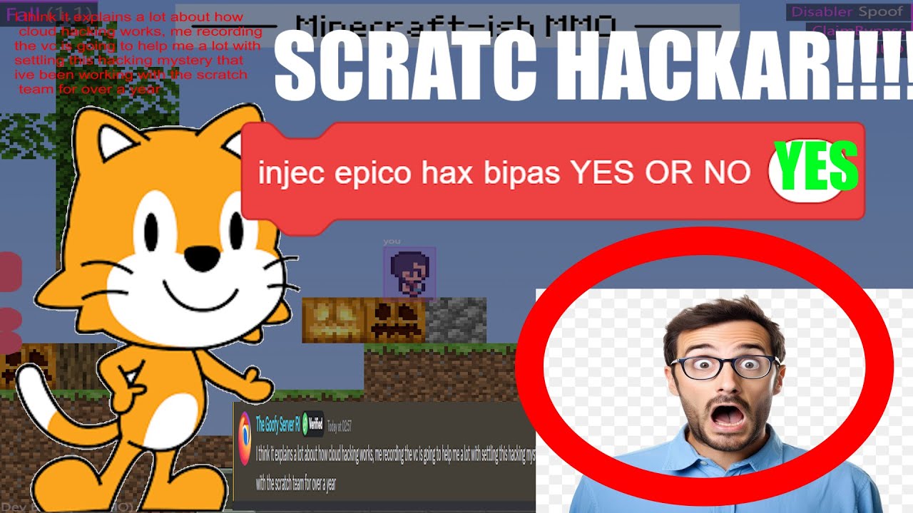 Hacking on Scratch, Minecraft-ish MMO by griffpatch (ft. @Mechanical ...