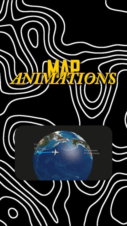 How to create 3D Map Animations!! - YouTube