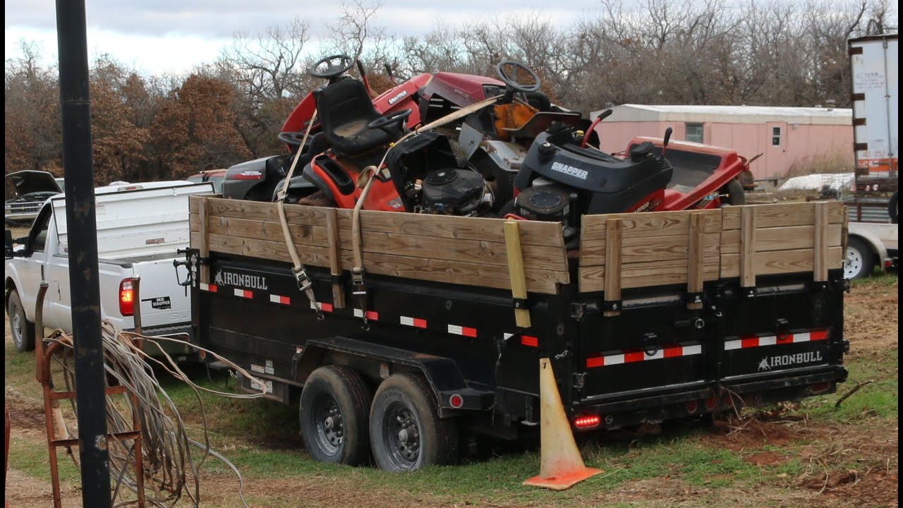 More Scrap Riding Mowers going to the Scrap Yard today. - YouTube